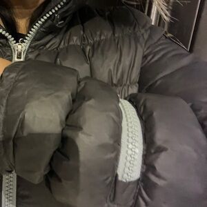 Eleven Elfs | Jackets & Coats | Eleven Elfs Real Fur Trim Long Puffer ...